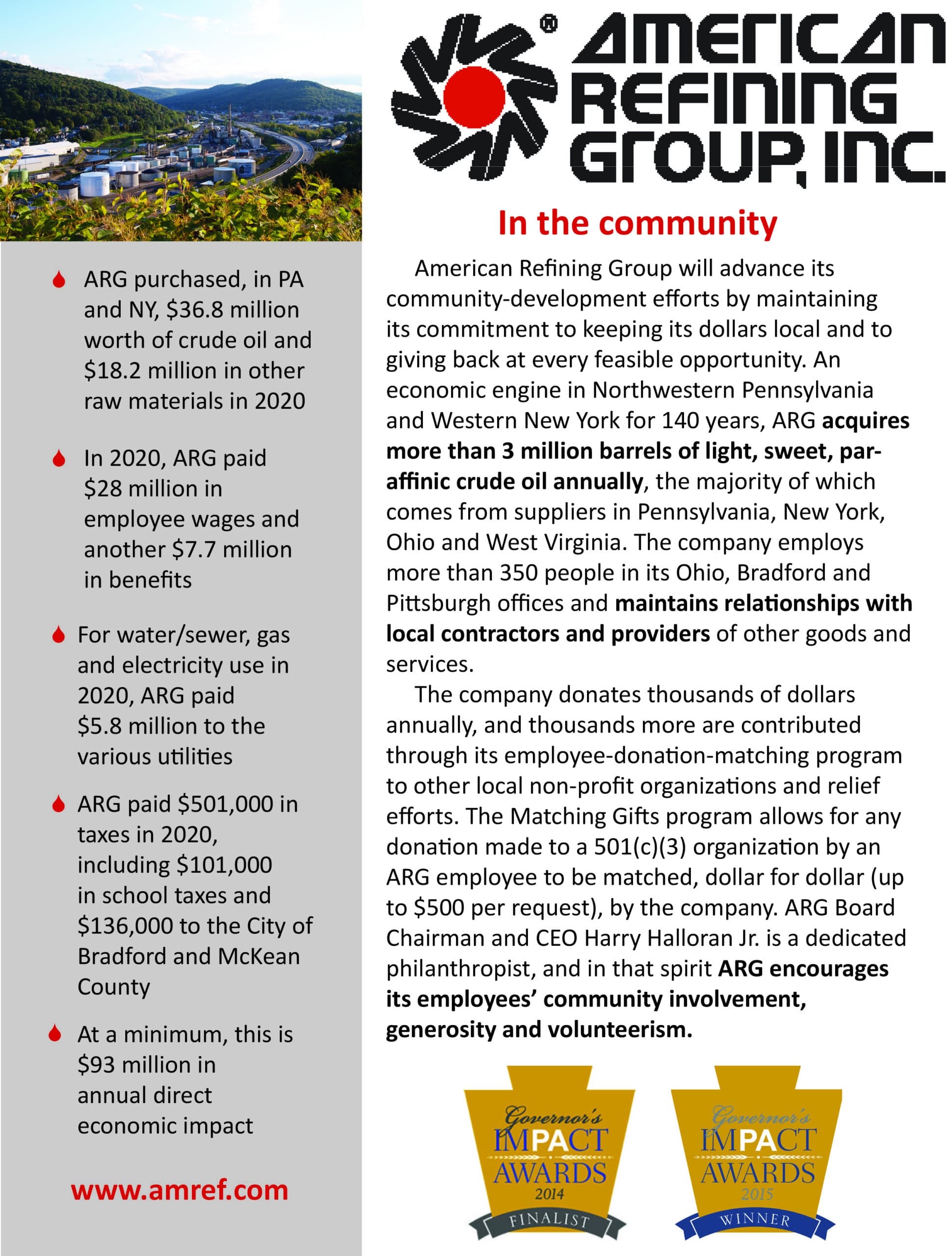 'Be the change you want to see in the world' - American Refining Group